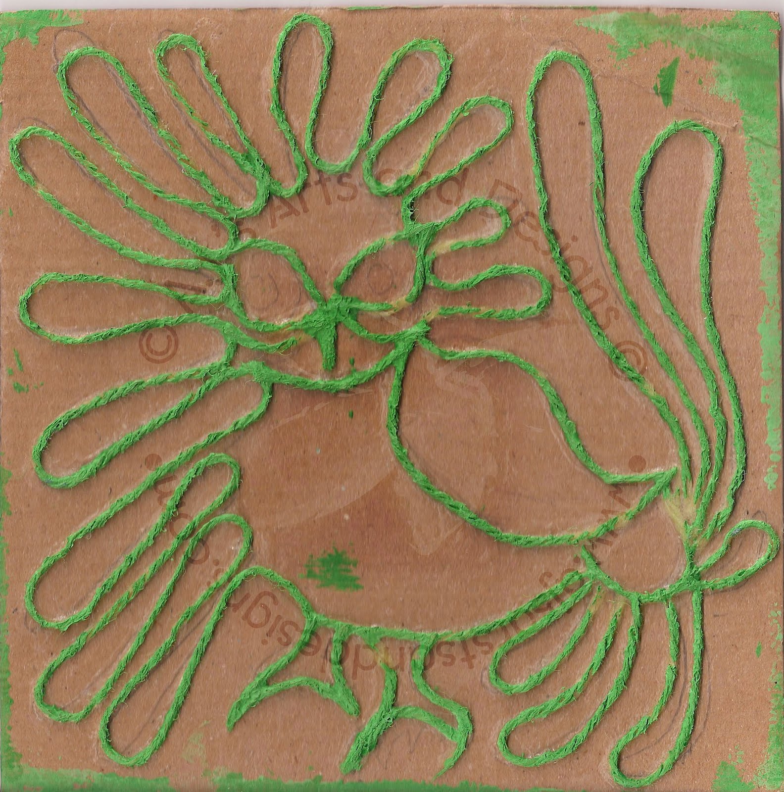 Mixed Media – Monochromatic Inuit Style String Prints | Who Are You ...